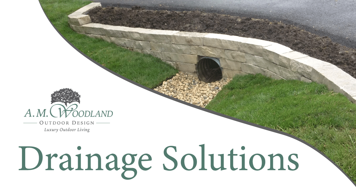 Drainage Solutions in Salem | A.M. Woodland Outdoor Design